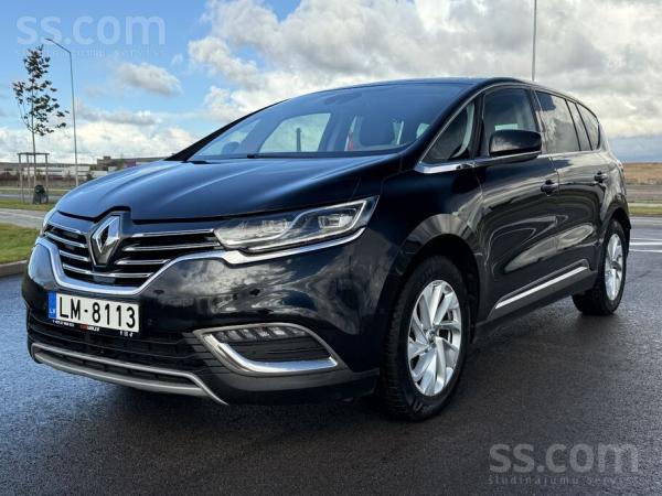 Black Renault Espace 2016 in Liepaja, with an engine capacity of 1.60 L and mileage of 167 thousand km for 9900 €, photo 4 on AUTOMOTO.COM.LV