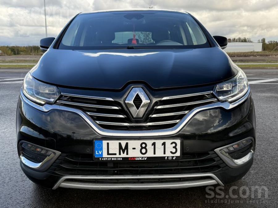 Melns Renault Espace 2016 Liepāja, ar dzinēja tilpumu 1.60 L un nobraukumu 167 tūkst. km par 9900 €, foto 8 vietnē AUTOMOTO.COM.LV