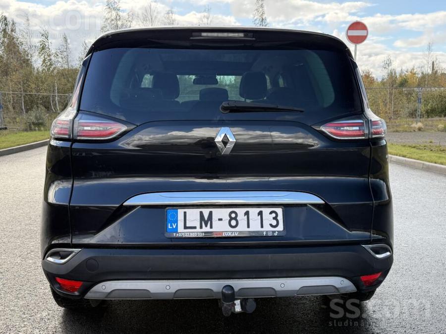 Melns Renault Espace 2016 Liepāja, ar dzinēja tilpumu 1.60 L un nobraukumu 167 tūkst. km par 9900 €, foto 9 vietnē AUTOMOTO.COM.LV