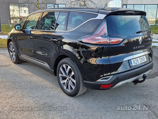 Black Renault Espace 2015 in Tallinn, with an engine capacity of 1.60 L and mileage of 96 thousand km for 13490 €, photo 7 on AUTOMOTO.COM.LV