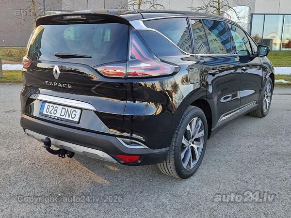 Black Renault Espace 2015 in Tallinn, with an engine capacity of 1.60 L and mileage of 96 thousand km for 13490 €, photo 8 on AUTOMOTO.COM.LV