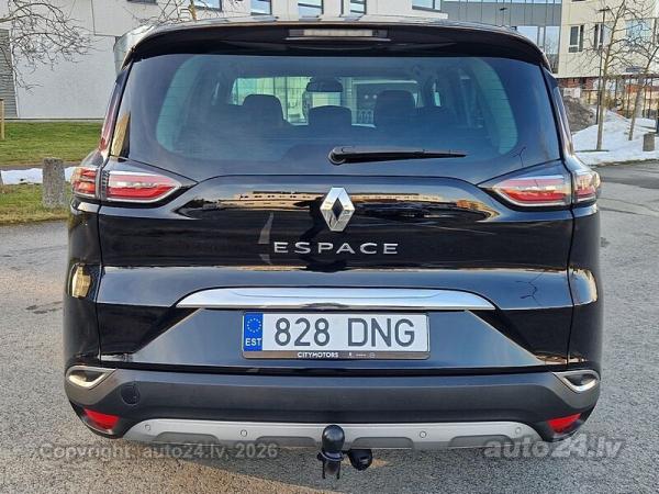 Black Renault Espace 2015 in Tallinn, with an engine capacity of 1.60 L and mileage of 96 thousand km for 13490 €, photo 9 on AUTOMOTO.COM.LV