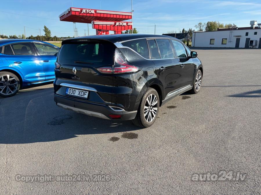 Black Renault Espace 2015 in Tallinn, with an engine capacity of 1.60 L and mileage of 265 thousand km for 10100 €, photo 4 on AUTOMOTO.COM.LV