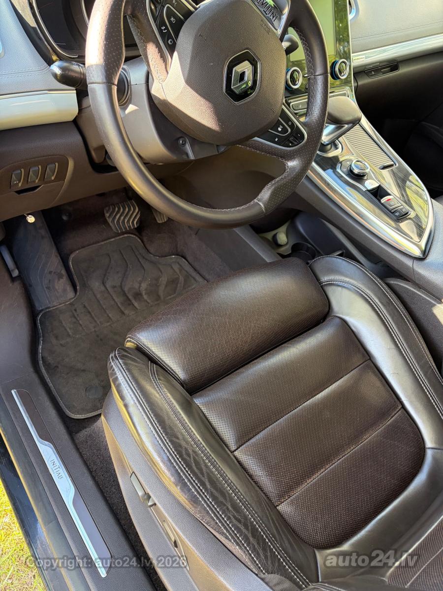 Black Renault Espace 2015 in Tallinn, with an engine capacity of 1.60 L and mileage of 265 thousand km for 10100 €, photo 7 on AUTOMOTO.COM.LV