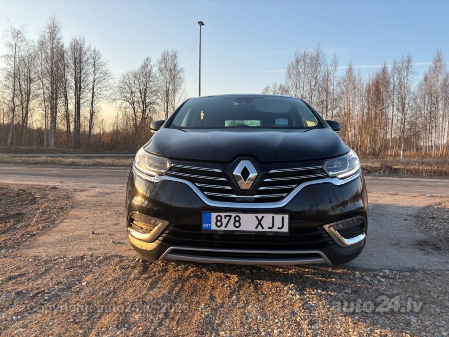 Black Renault Espace 2016 in Parnu, with an engine capacity of 1.60 L and mileage of 0 thousand km for 12000 €, photo 3 on AUTOMOTO.COM.LV