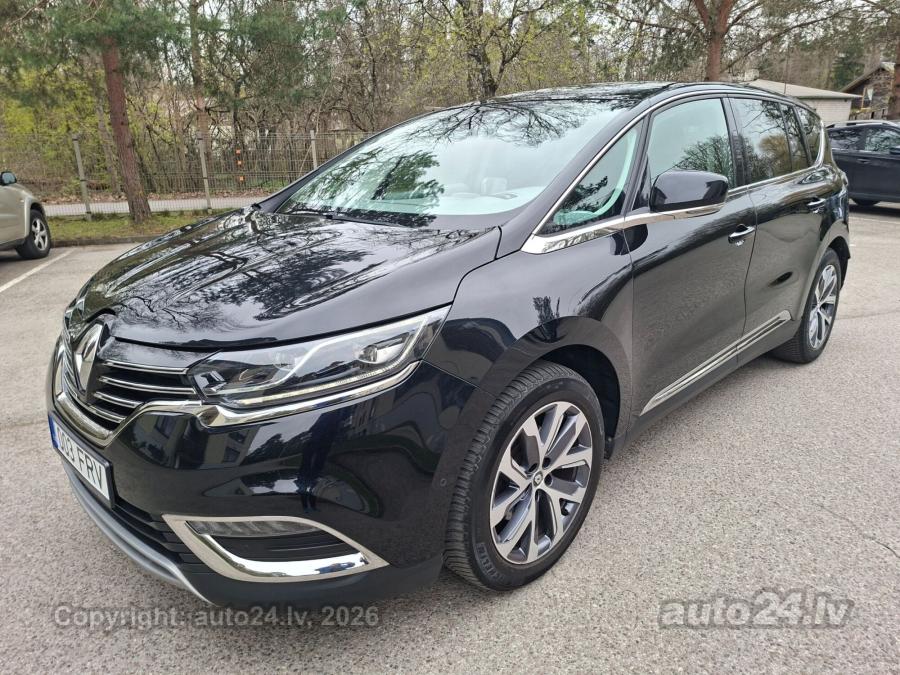 Melns Renault Espace 2016 Tallina, ar dzinēja tilpumu 1.60 L un nobraukumu 183 tūkst. km par 10990 €, foto 1 vietnē AUTOMOTO.COM.LV
