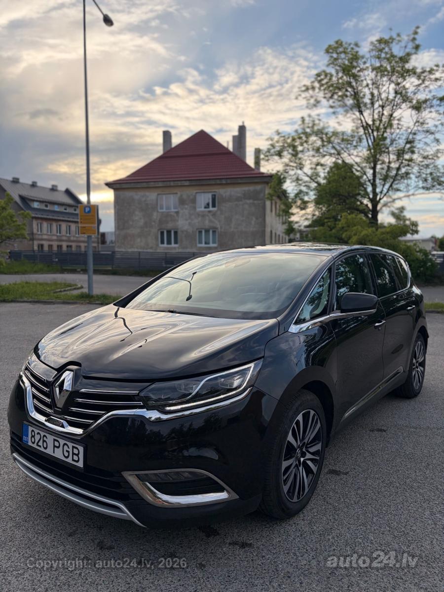 Melns Renault Espace 2016 Tallina, ar dzinēja tilpumu 1.60 L un nobraukumu 202 tūkst. km par 9900 €, foto 1 vietnē AUTOMOTO.COM.LV