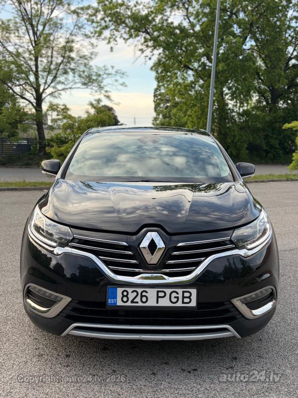 Black Renault Espace 2016 in Tallinn, with an engine capacity of 1.60 L and mileage of 202 thousand km for 9900 €, photo 5 on AUTOMOTO.COM.LV