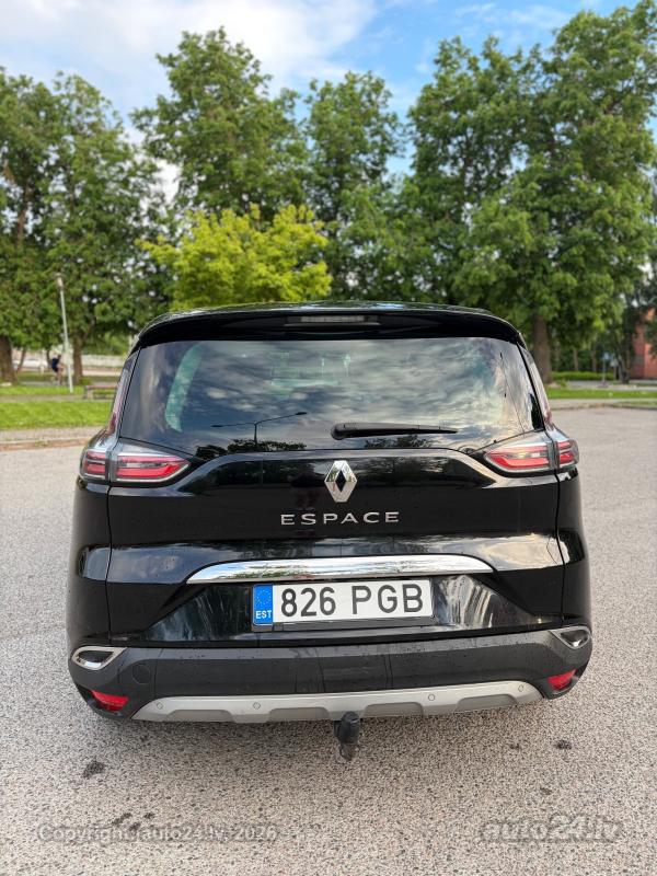 Black Renault Espace 2016 in Tallinn, with an engine capacity of 1.60 L and mileage of 202 thousand km for 9900 €, photo 6 on AUTOMOTO.COM.LV
