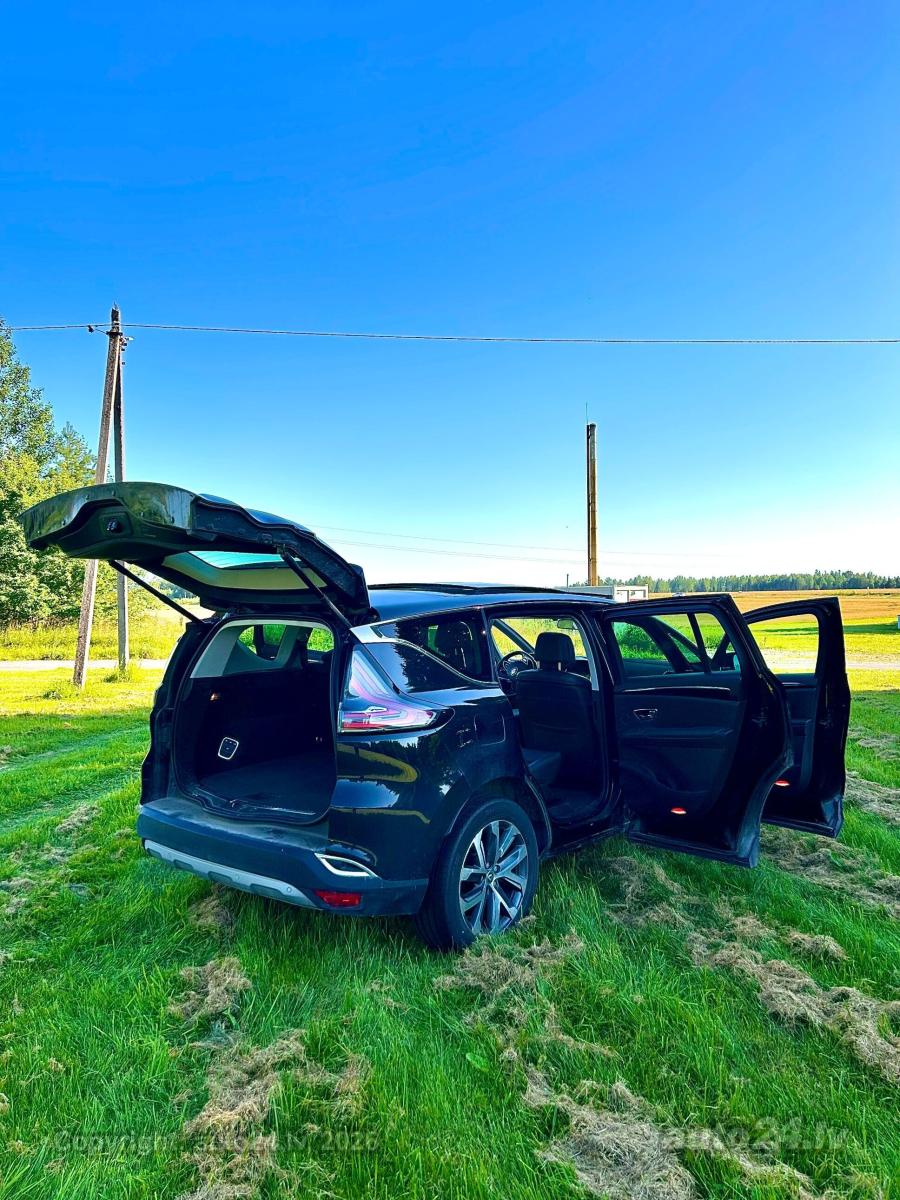 Melns Renault Espace 2016 Tartu, ar dzinēja tilpumu 1.60 L un nobraukumu 275 tūkst. km par 8990 €, foto 4 vietnē AUTOMOTO.COM.LV