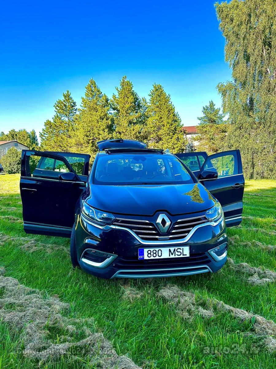 Melns Renault Espace 2016 Tartu, ar dzinēja tilpumu 1.60 L un nobraukumu 275 tūkst. km par 8990 €, foto 6 vietnē AUTOMOTO.COM.LV