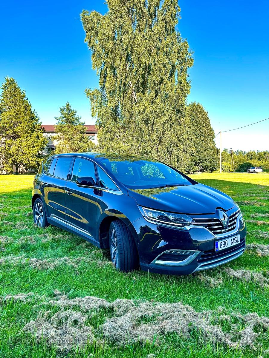 Melns Renault Espace 2016 Tartu, ar dzinēja tilpumu 1.60 L un nobraukumu 275 tūkst. km par 8990 €, foto 12 vietnē AUTOMOTO.COM.LV