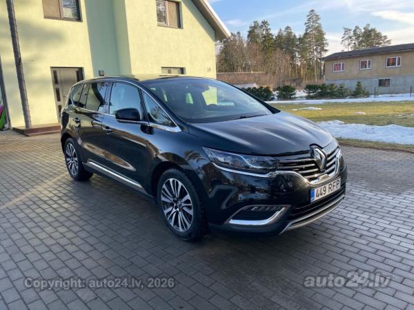 Black Renault Espace 2017 in Tallinn, with an engine capacity of 1.60 L and mileage of 260 thousand km for 14300 €, photo 2 on AUTOMOTO.COM.LV