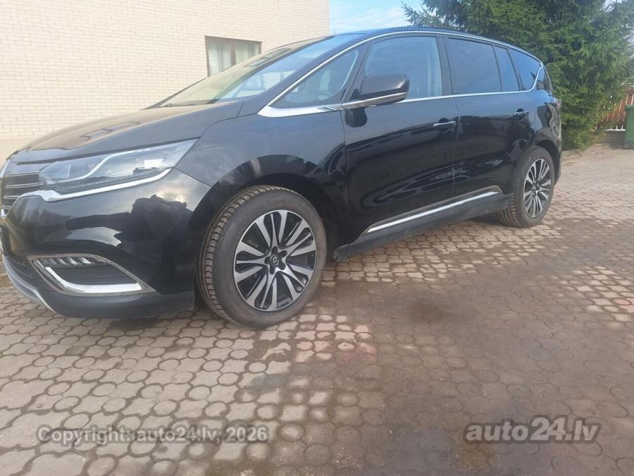Black Renault Espace 2017 in Tallinn, with an engine capacity of 1.60 L and mileage of 151 thousand km for 15000 €, photo 3 on AUTOMOTO.COM.LV