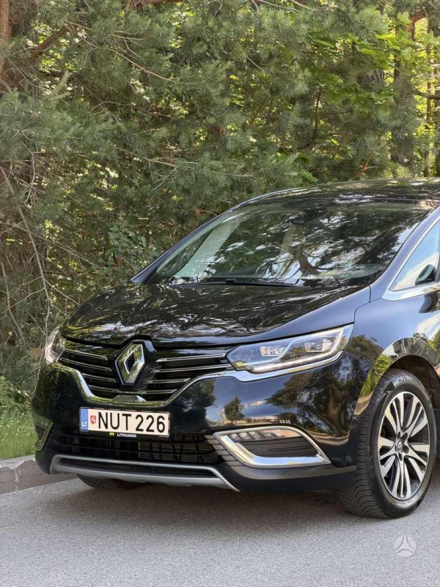 Black Renault Espace 2017 in Vilnius, with an engine capacity of 1.60 L and mileage of 255 thousand km for 13000 €, photo 3 on AUTOMOTO.COM.LV