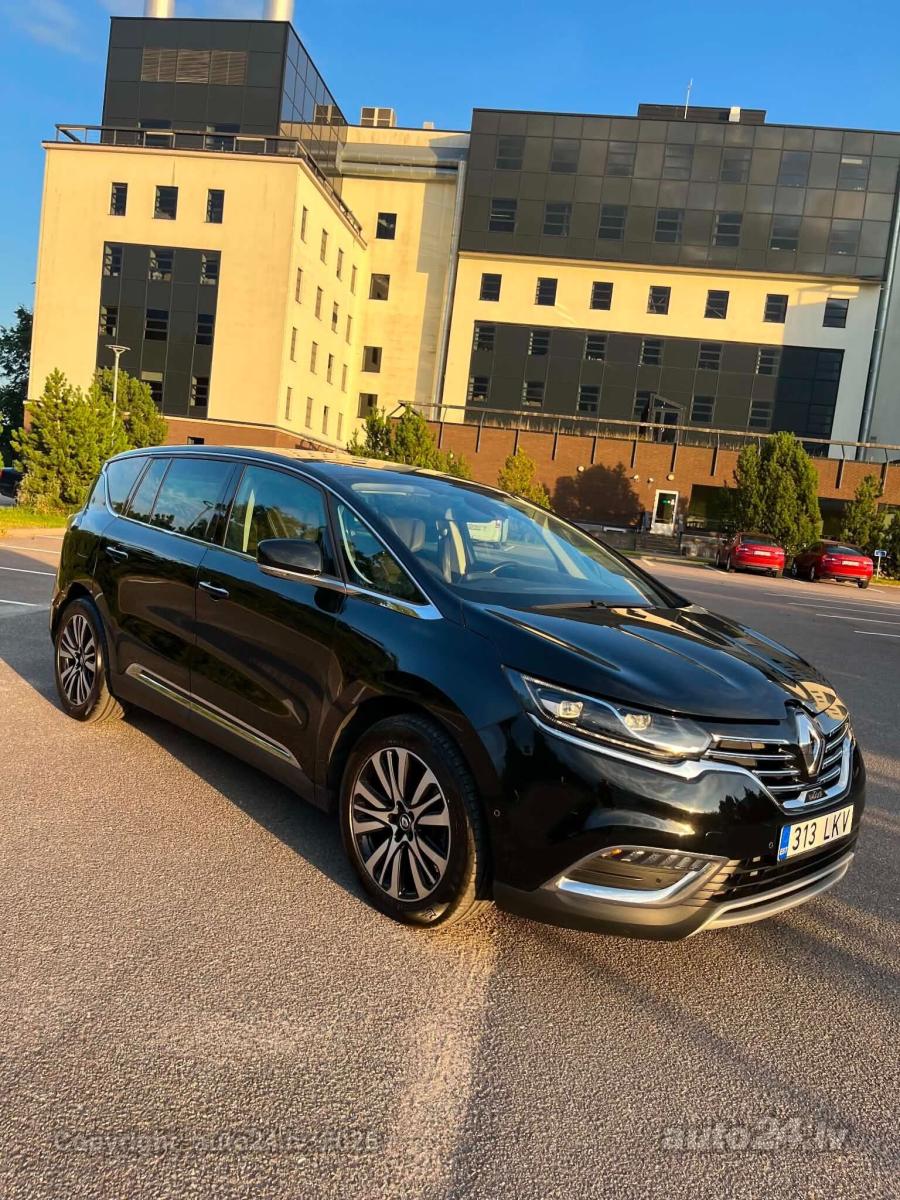 Black Renault Espace 2017 in Tartu, with an engine capacity of 1.60 L and mileage of 220 thousand km for 10990 €, photo 7 on AUTOMOTO.COM.LV