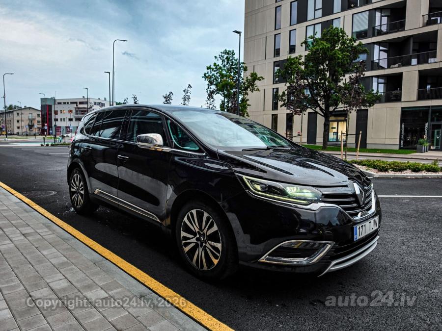 Melns Renault Espace 2017 Pērnava, ar dzinēja tilpumu 1.60 L un nobraukumu 180 tūkst. km par 12900 €, foto 1 vietnē AUTOMOTO.COM.LV