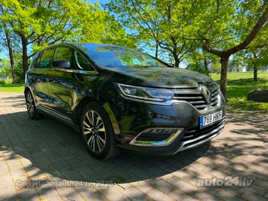 Black Renault Espace 2018 in Tallinn, with an engine capacity of 1.60 L and mileage of 257 thousand km for 10900 €, photo 3 on AUTOMOTO.COM.LV