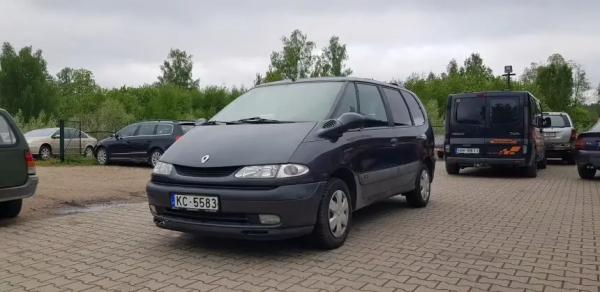 Черный Рено Эспейс 2001 в Валмиера, объемом двигателя 1.90 л и пробегом 392 тыс. км за 1250 €, фото 7 на AUTOMOTO.COM.LV