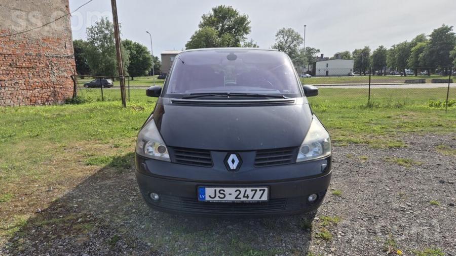 Melns Renault Espace 2004 Liepāja, ar dzinēja tilpumu 2.20 L un nobraukumu 260 tūkst. km par 1850 €, foto 3 vietnē AUTOMOTO.COM.LV