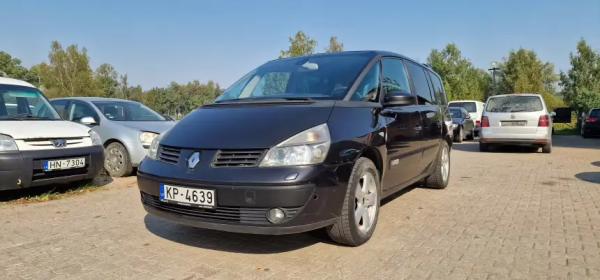 Melns Renault Espace 2004 Valmiera, ar dzinēja tilpumu 2.20 L un nobraukumu 259 tūkst. km par 1600 €, foto 6 vietnē AUTOMOTO.COM.LV