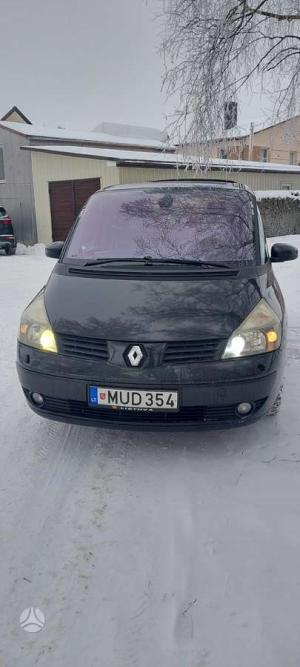 Black Renault Espace 2005 in Kaunas, with an engine capacity of 2.00 L and mileage of 315 thousand km for 1200 €, photo  on AUTOMOTO.COM.LV