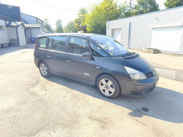 Black Renault Espace 2005 in Panevezys, with an engine capacity of 2.19 L and mileage of 370 thousand km for 500 €, photo 3 on AUTOMOTO.COM.LV