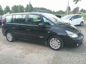 Black Renault Espace 2006 in Valmiera, with an engine capacity of 2.00 L and mileage of 285 thousand km for 3750 €, photo 3 on AUTOMOTO.COM.LV