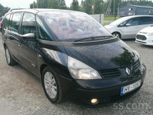 Black Renault Espace 2006 in Valmiera, with an engine capacity of 2.00 L and mileage of 285 thousand km for 3750 €, photo 4 on AUTOMOTO.COM.LV