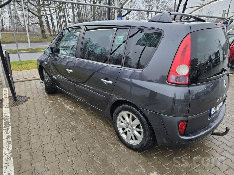 Melns Renault Espace 2007 Rīga, ar dzinēja tilpumu 2.00 L un nobraukumu 340 tūkst. km par 2200 €, foto 5 vietnē AUTOMOTO.COM.LV