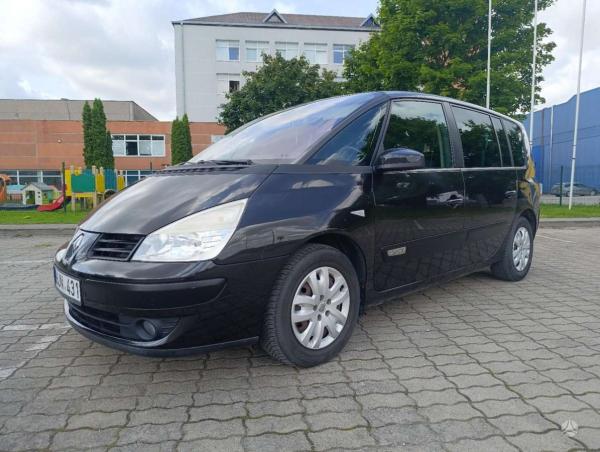 Melns Renault Espace 2007 Kauņa, ar dzinēja tilpumu 2.00 L un nobraukumu 160 tūkst. km par 2000 €, foto 1 vietnē AUTOMOTO.COM.LV