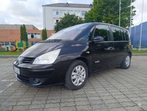 Melns Renault Espace 2007 Kauņa, ar dzinēja tilpumu 2.00 L un nobraukumu 160 tūkst. km par 2000 €, foto  vietnē AUTOMOTO.COM.LV