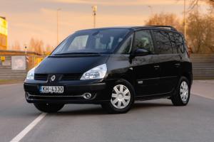 Black Renault Espace 2008 in Riga, with an engine capacity of 2.00 L and mileage of 336 thousand km for 2400 €, photo  on AUTOMOTO.COM.LV