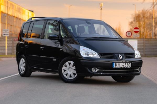 Black Renault Espace 2008 in Riga, with an engine capacity of 2.00 L and mileage of 336 thousand km for 2400 €, photo 2 on AUTOMOTO.COM.LV