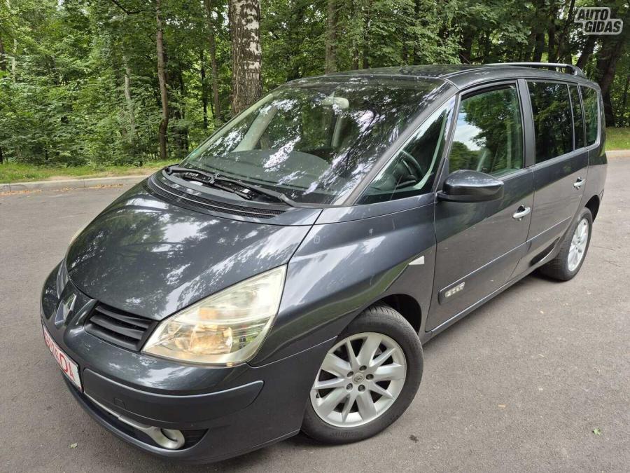 Black Renault Espace 2009 in Vilnius, with an engine capacity of 2.00 L and mileage of 290 thousand km for 2550 €, photo 3 on AUTOMOTO.COM.LV
