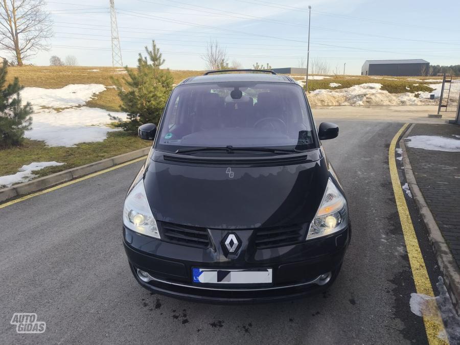 Melns Renault Espace 2010 Kauņa, ar dzinēja tilpumu 2.00 L un nobraukumu 194 tūkst. km par 3900 €, foto 6 vietnē AUTOMOTO.COM.LV