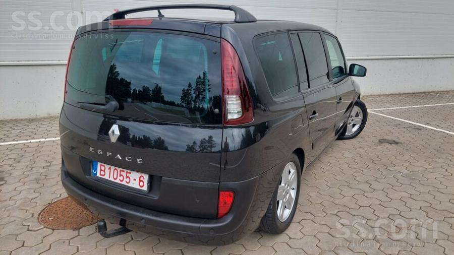 Melns Renault Espace 2010 Rīga, ar dzinēja tilpumu 2.00 L un nobraukumu 283 tūkst. km par 4950 €, foto 6 vietnē AUTOMOTO.COM.LV