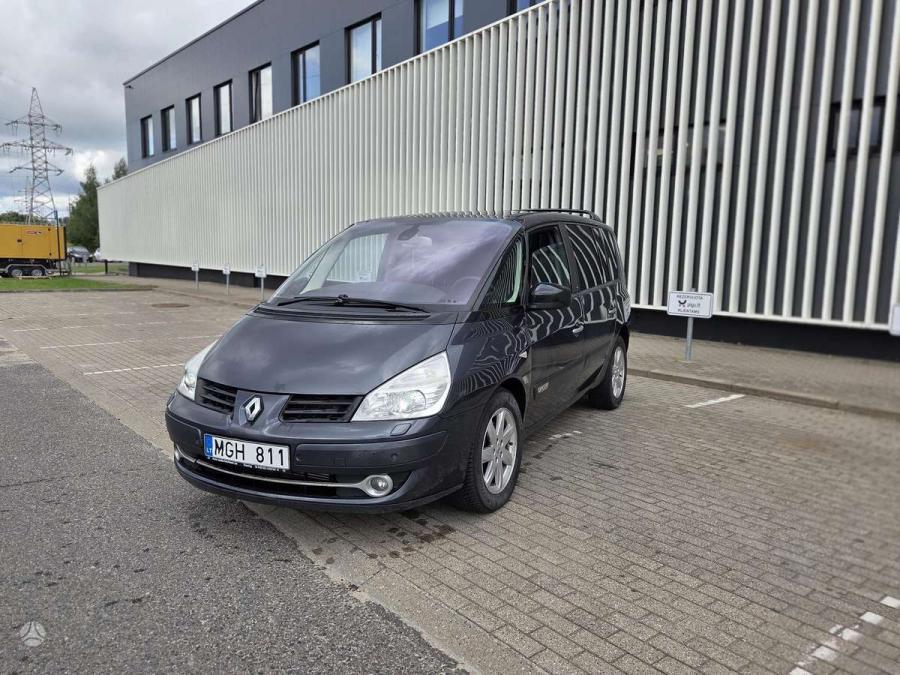 Black Renault Espace 2011 in Vilnius, with an engine capacity of 2.00 L and mileage of 200 thousand km for 2899 €, photo 1 on AUTOMOTO.COM.LV