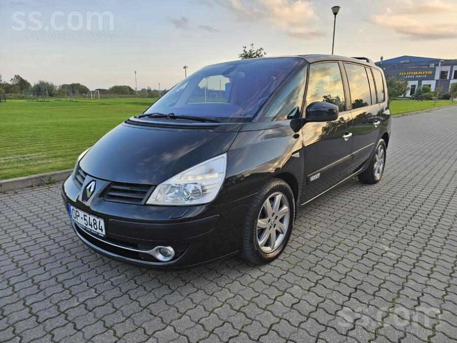 Black Renault Espace 2011 in Riga, with an engine capacity of 2.00 L and mileage of 258 thousand km for 4750 €, photo 1 on AUTOMOTO.COM.LV