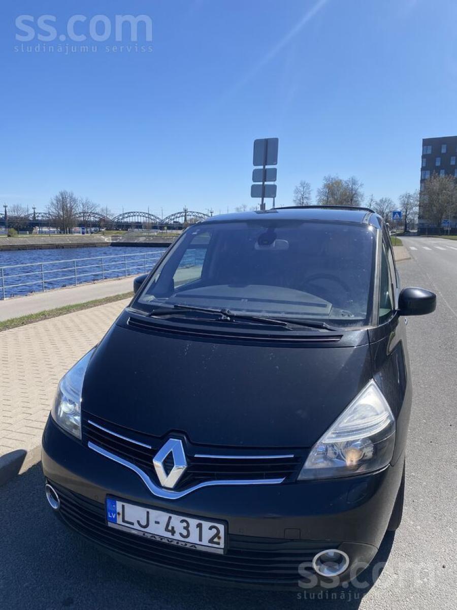 Melns Renault Espace 2012 Rīga, ar dzinēja tilpumu 2.00 L un nobraukumu 0 tūkst. km par 2900 €, foto 1 vietnē AUTOMOTO.COM.LV