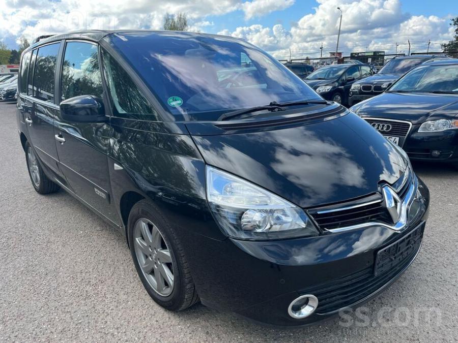 Black Renault Espace 2014 in Riga, with an engine capacity of 2.00 L and mileage of 0 thousand km for 6990 €, photo 4 on AUTOMOTO.COM.LV