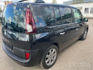 Black Renault Espace 2014 in Riga, with an engine capacity of 2.00 L and mileage of 0 thousand km for 6990 €, photo 8 on AUTOMOTO.COM.LV