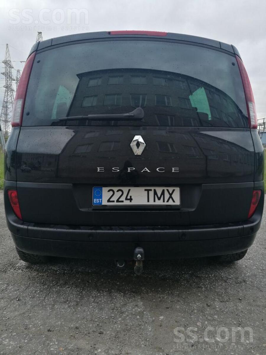 Melns Renault Espace 2014 Valka, ar dzinēja tilpumu 2.00 L un nobraukumu 270 tūkst. km par 4900 €, foto 6 vietnē AUTOMOTO.COM.LV