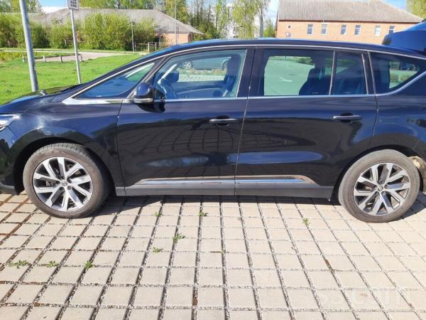 Black Renault Espace 2015 in Daugavpils, with an engine capacity of 1.60 L and mileage of 231 thousand km for 10555 €, photo 2 on AUTOMOTO.COM.LV