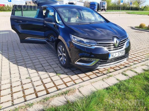 Black Renault Espace 2015 in Daugavpils, with an engine capacity of 1.60 L and mileage of 231 thousand km for 10555 €, photo 4 on AUTOMOTO.COM.LV