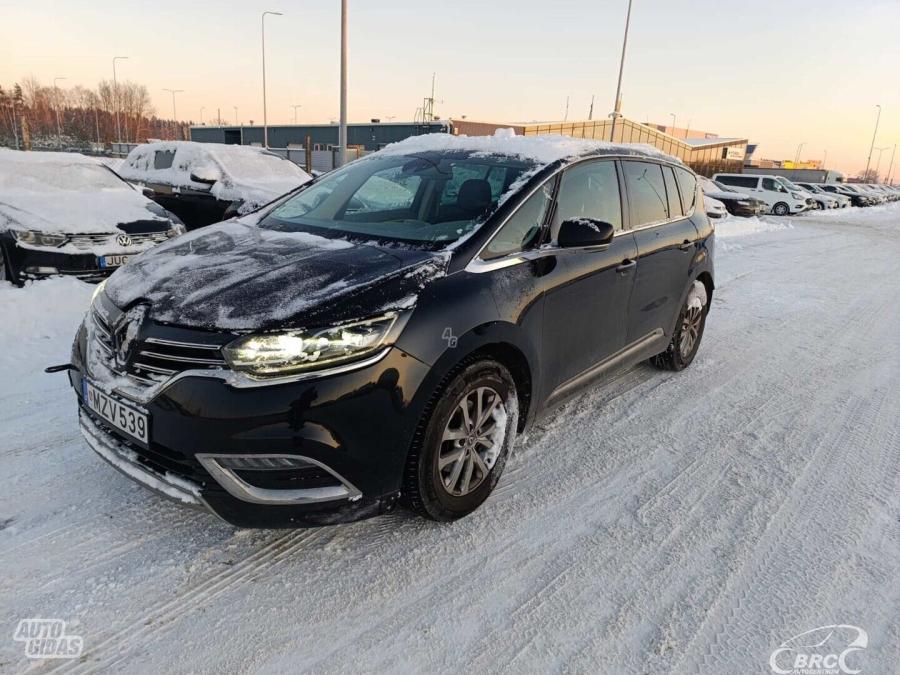 Black Renault Espace 2015 in Avizieniai, with an engine capacity of 1.60 L and mileage of 250 thousand km for 6500 €, photo 1 on AUTOMOTO.COM.LV