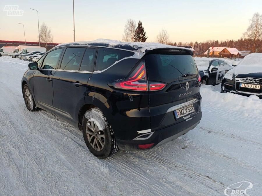Black Renault Espace 2015 in Avizieniai, with an engine capacity of 1.60 L and mileage of 250 thousand km for 6500 €, photo 3 on AUTOMOTO.COM.LV