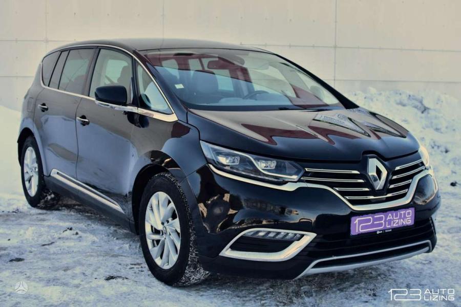 Black Renault Espace 2015 in Kretinga, with an engine capacity of 1.60 L and mileage of 292 thousand km for 7799 €, photo 5 on AUTOMOTO.COM.LV