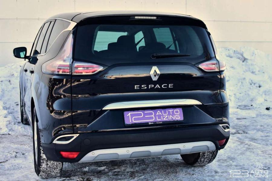 Black Renault Espace 2015 in Kretinga, with an engine capacity of 1.60 L and mileage of 292 thousand km for 7799 €, photo 8 on AUTOMOTO.COM.LV