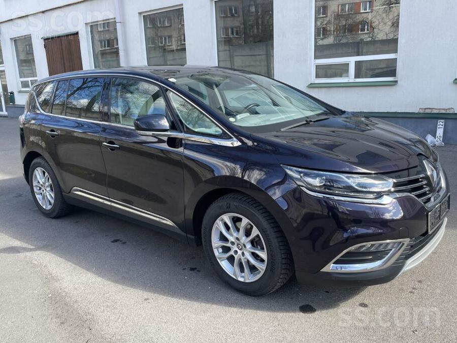 Melns Renault Espace 2016 Rīga, ar dzinēja tilpumu 1.60 L un nobraukumu 204 tūkst. km par 1900 €, foto 1 vietnē AUTOMOTO.COM.LV